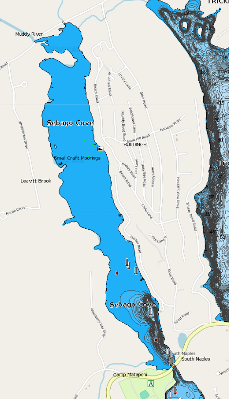 Maine Lakes Sebago Lake